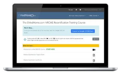 NRCME Training Course - DOT Examiner Certification - $199