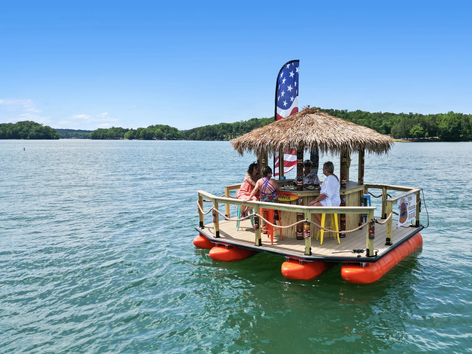 Keowee Tiki Kruizin | Lake Keowee Tiki Boat Tours
