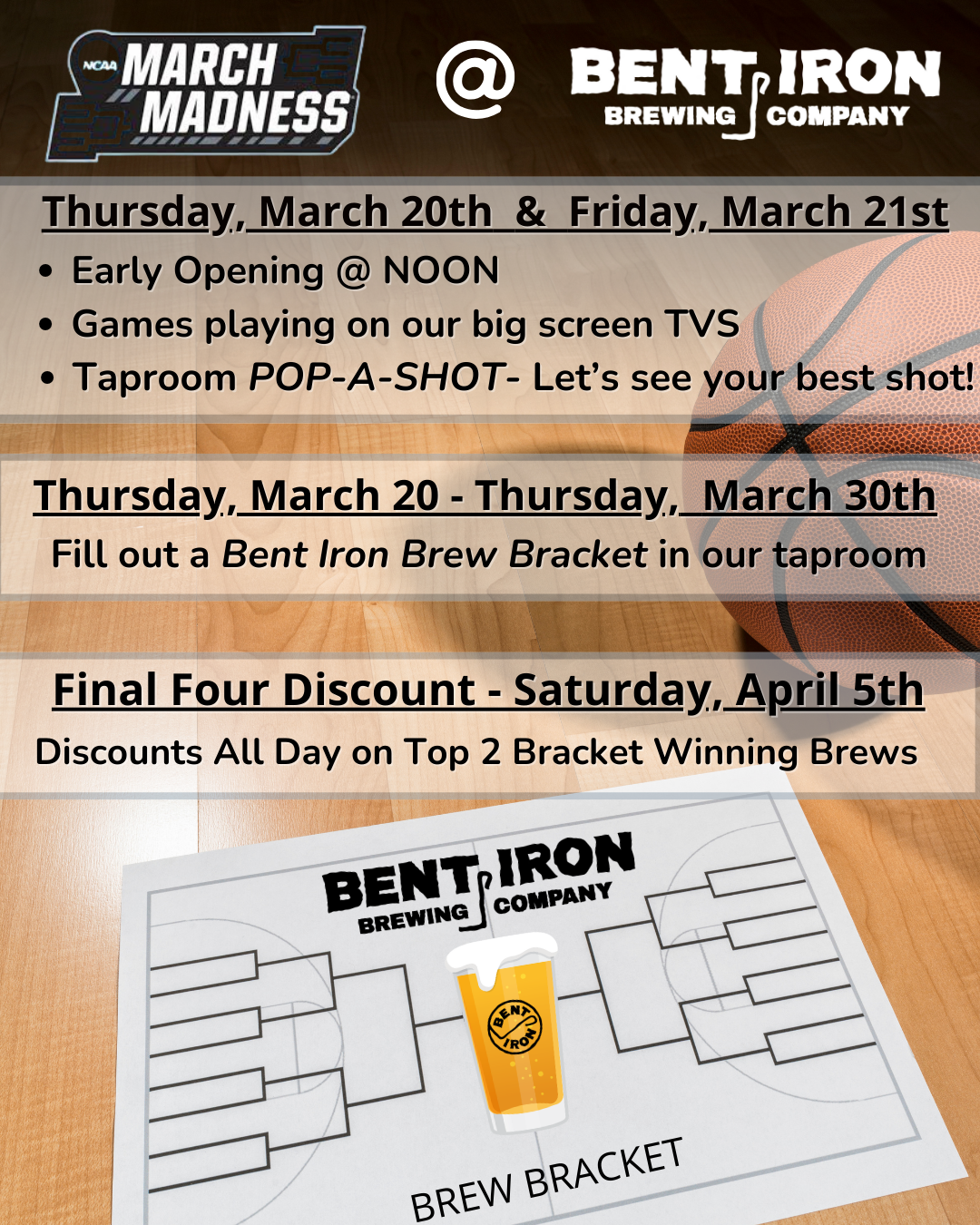 Brewery Events — Bent Iron Brewing