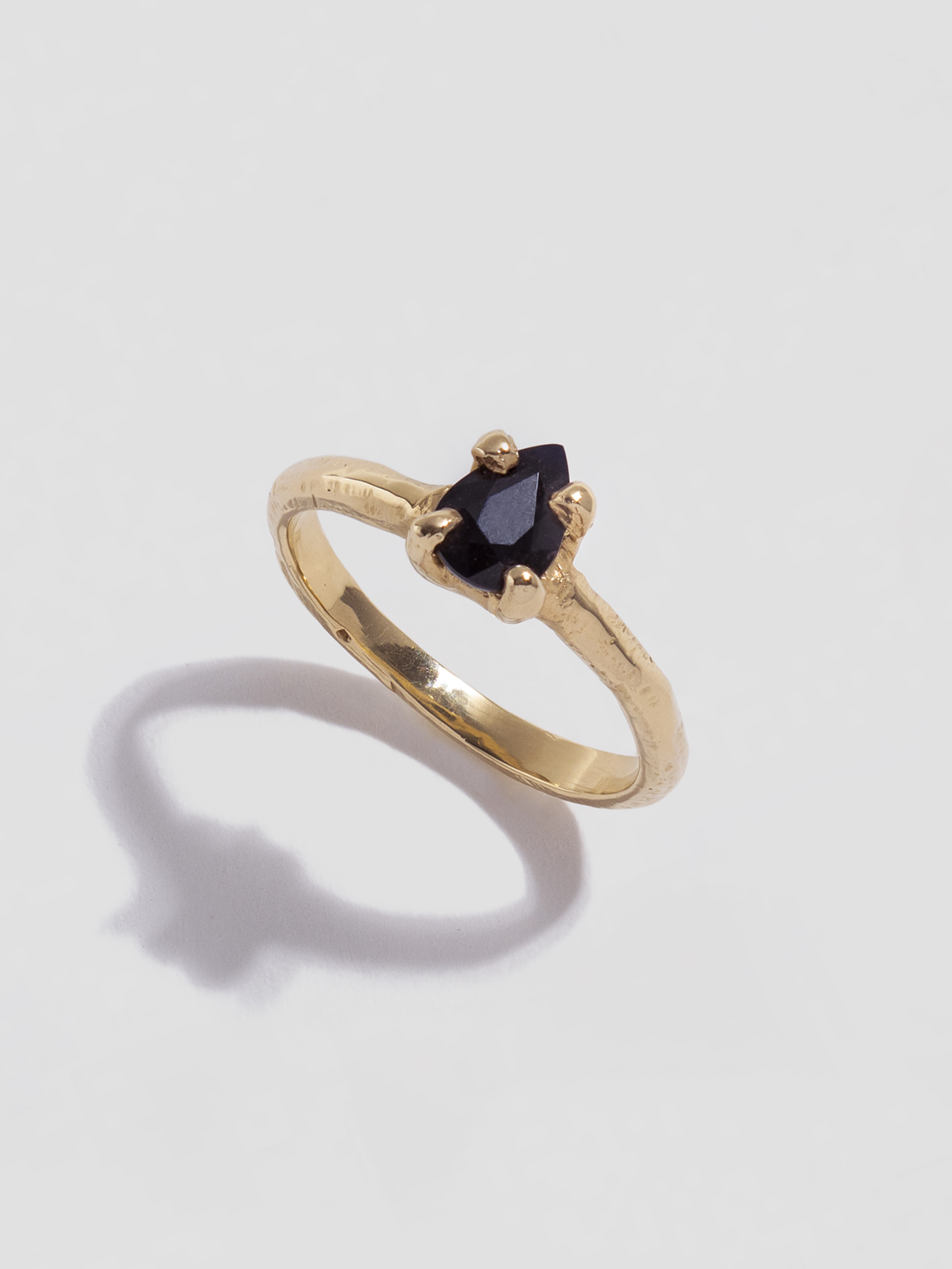 Selene Ring - Salt & Pepper Diamond — THE LINE OF SUN