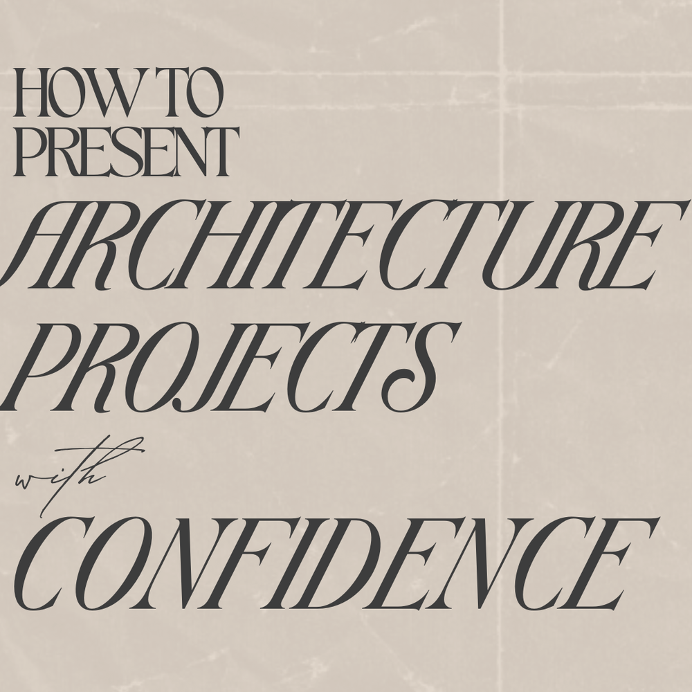 How to Present Architecture Projects with Confidence — EmbArc