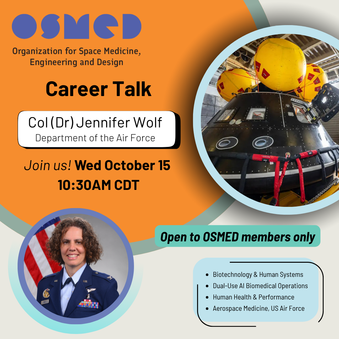 Career Talk: Col (Dr) Jennifer Wolf (MEMBERS-ONLY) — OSMED: The ...