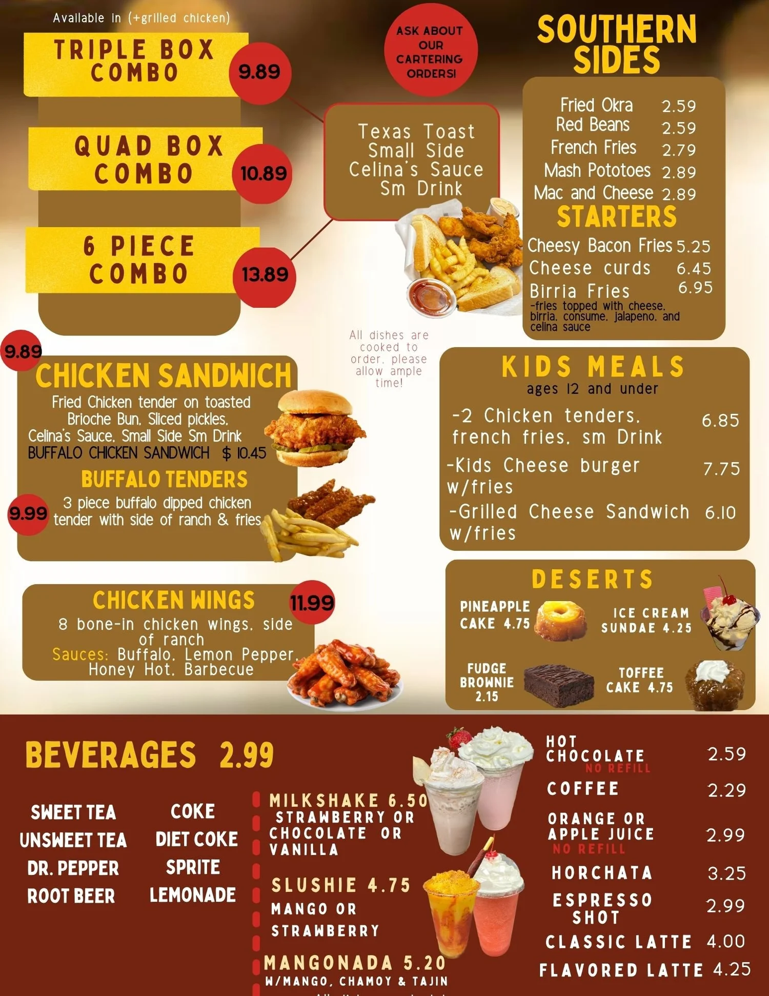 Menu — Celina's Diner