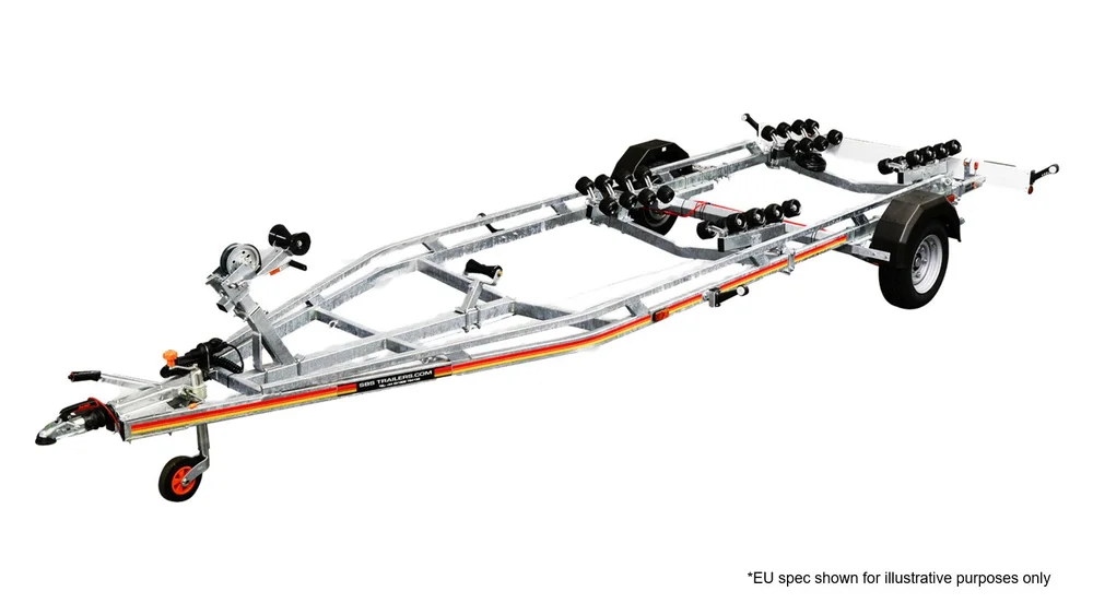 Multi Roller Boat Trailers for Motor Boats, Sailing Boats, and RIBS