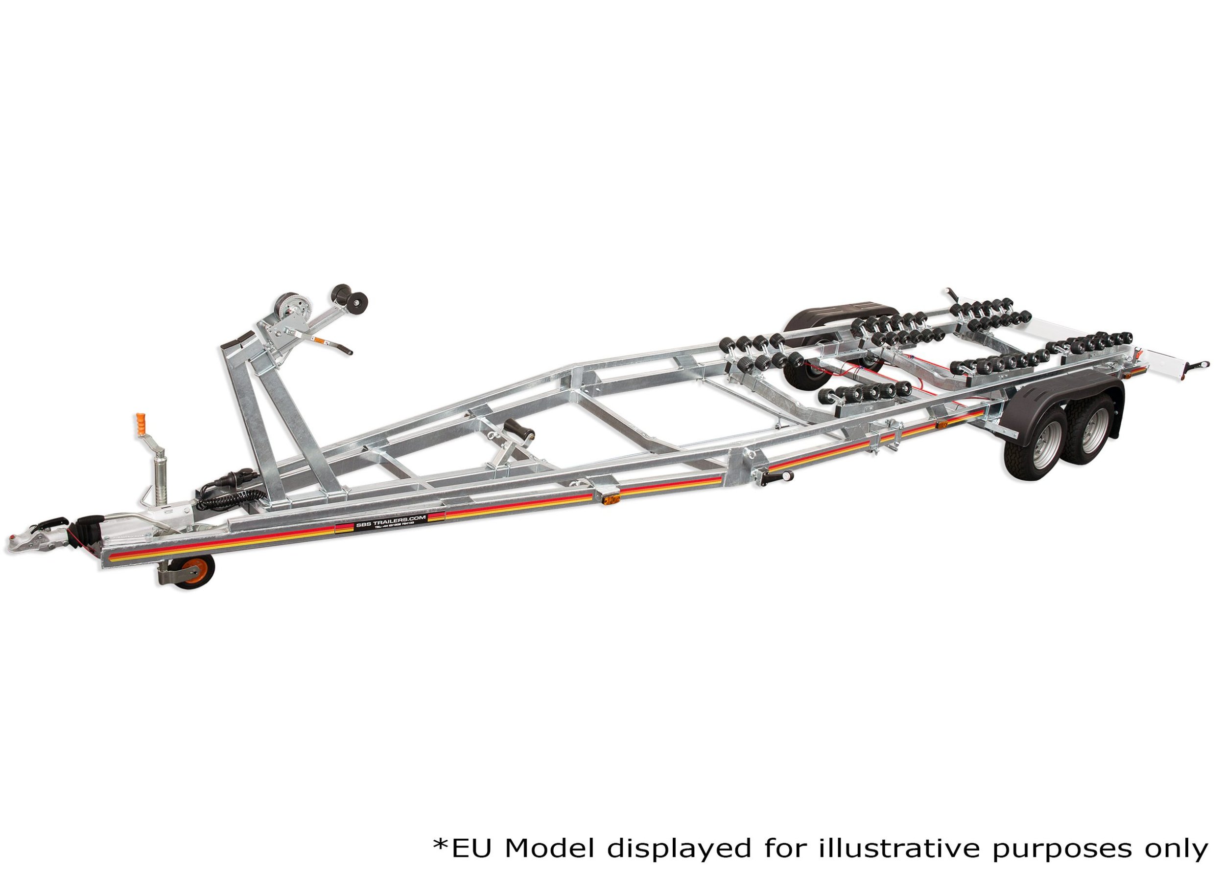 Multi Roller Boat Trailers for Motor Boats, Sailing Boats, and RIBS