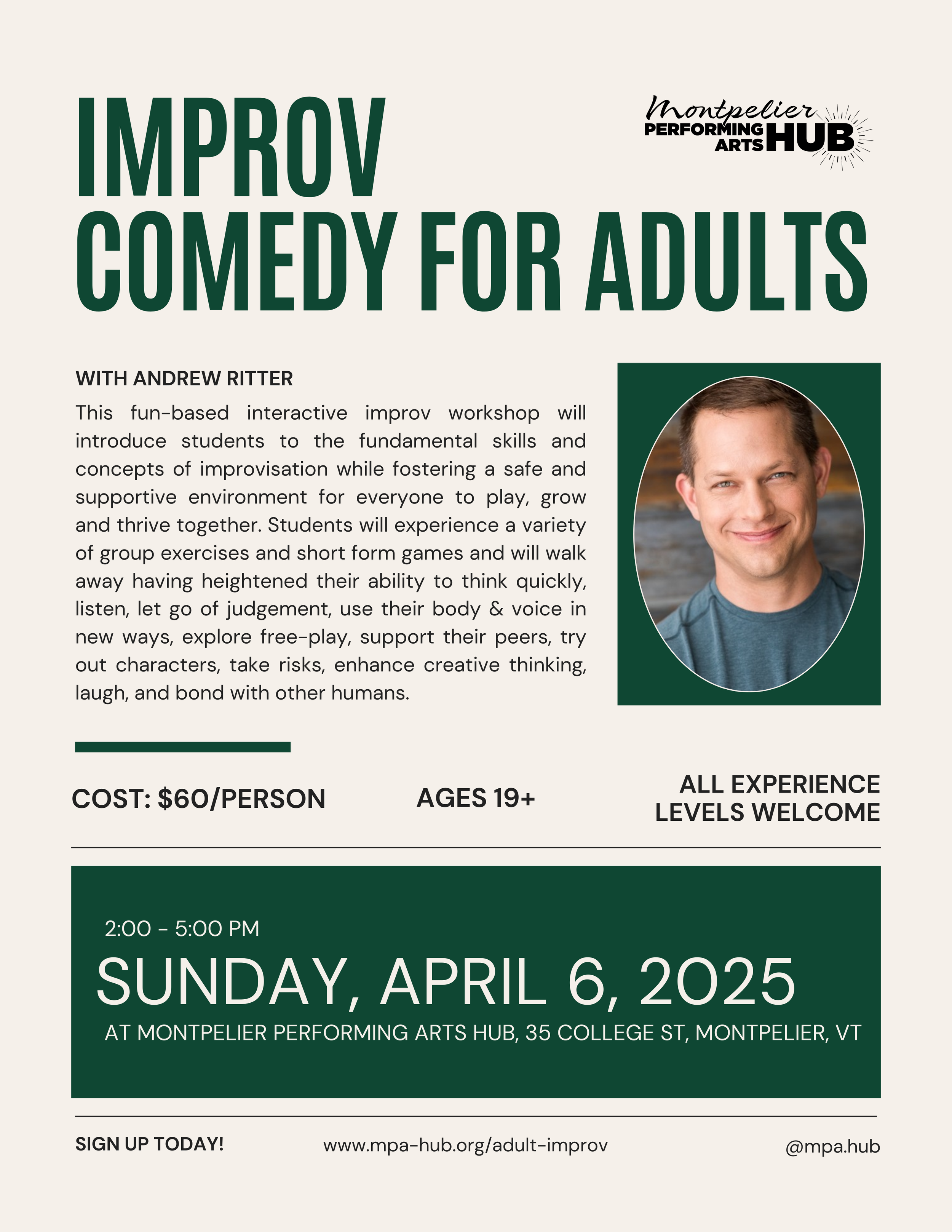 Classes & Workshops — Montpelier Performing Arts Hub