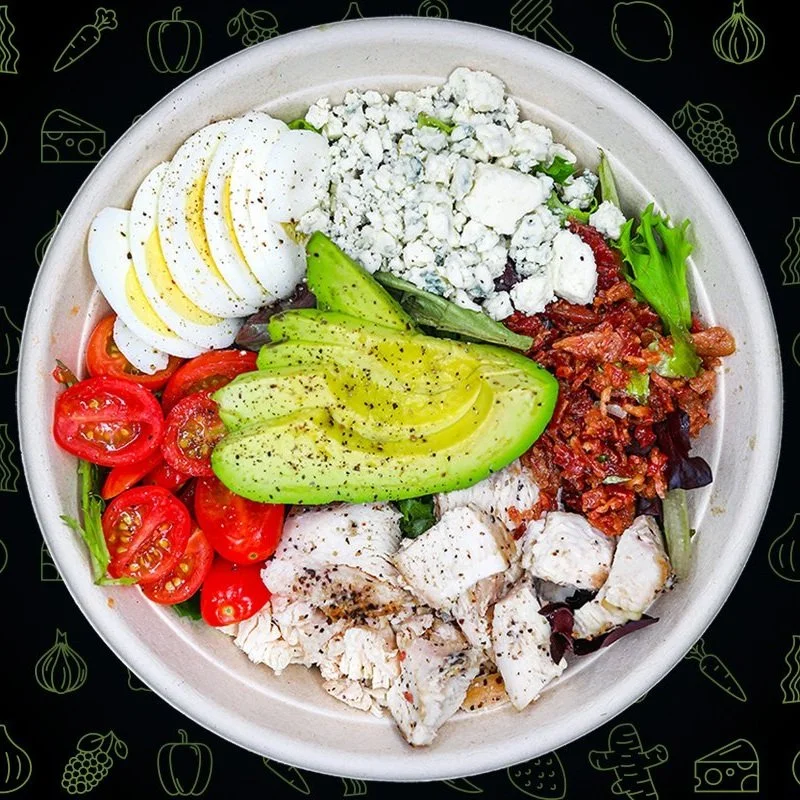 Raleigh's Top Salad, Wrap & Healthy Foods Menu - Diced NC