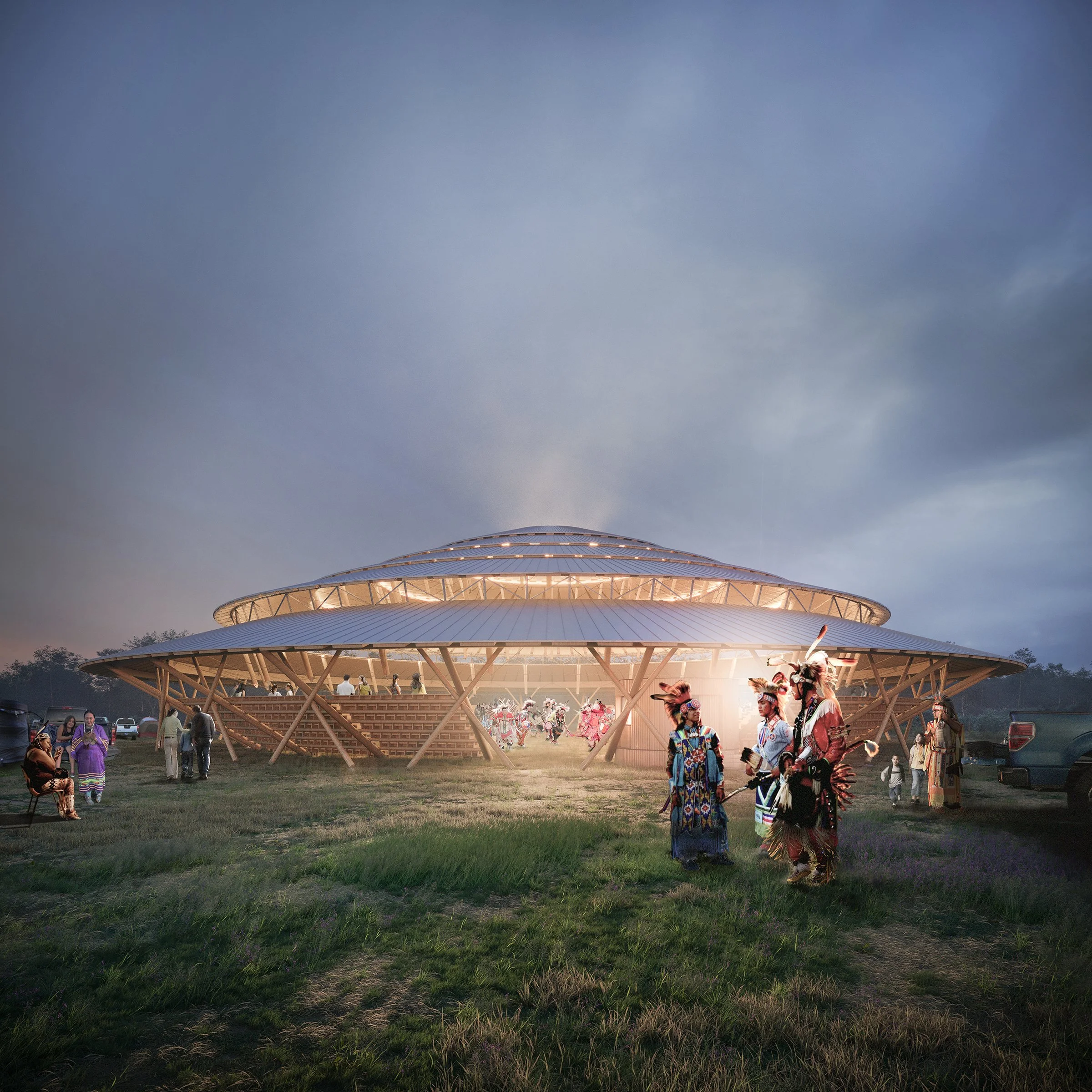 MSN Powwow Arbour — Oxbow Architecture