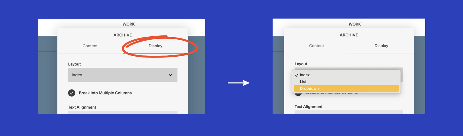 How to Add a Dropdown Filter to a Squarespace Portfolio — Tempixel Design