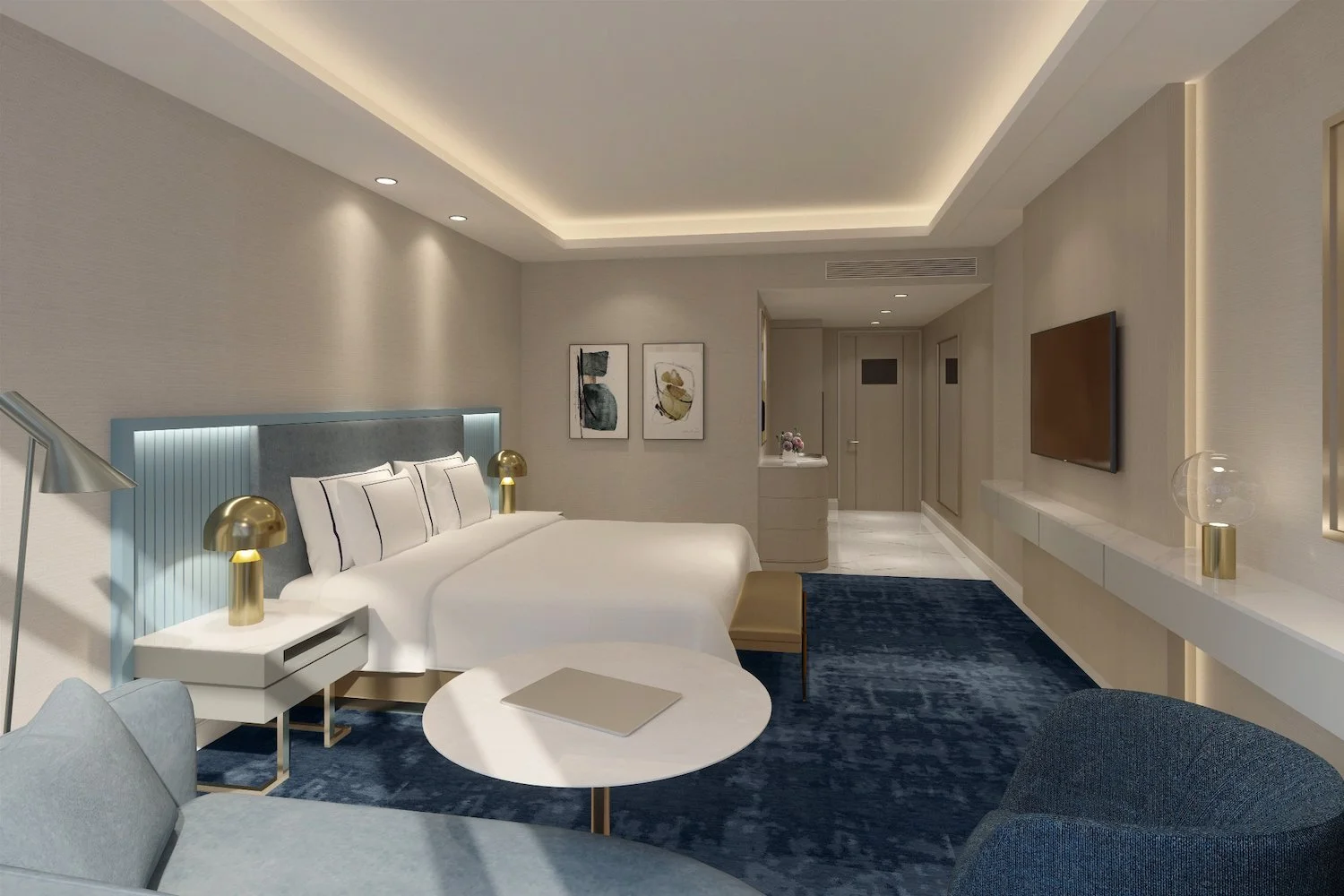 Hilton Arcadia Flagship Hilton hotel; new-build — ATWATER INC STUDIO