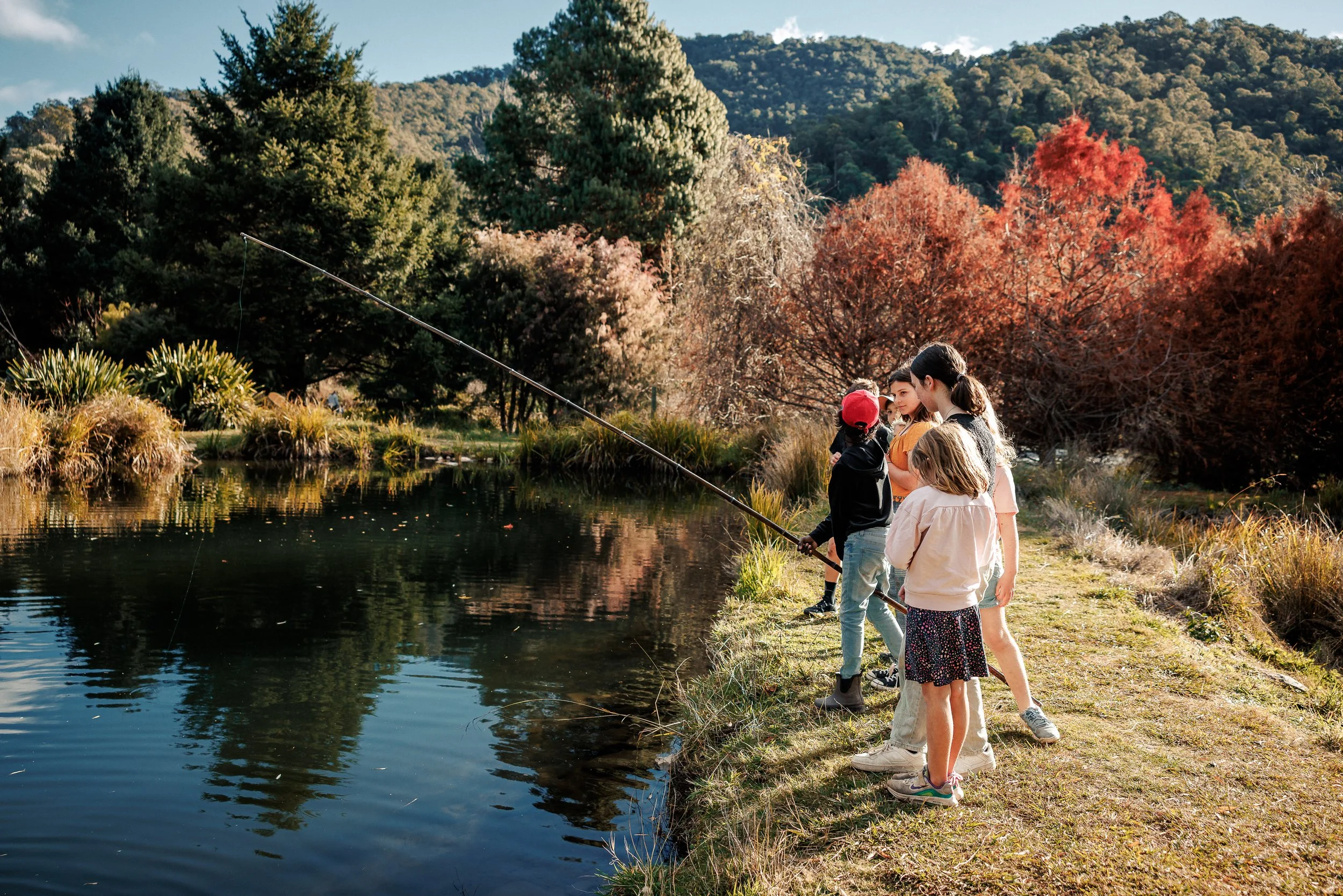 Visit Us: Fishing, Gourmet Shop & Cafe in Bright — Stony Creek Fish Farm