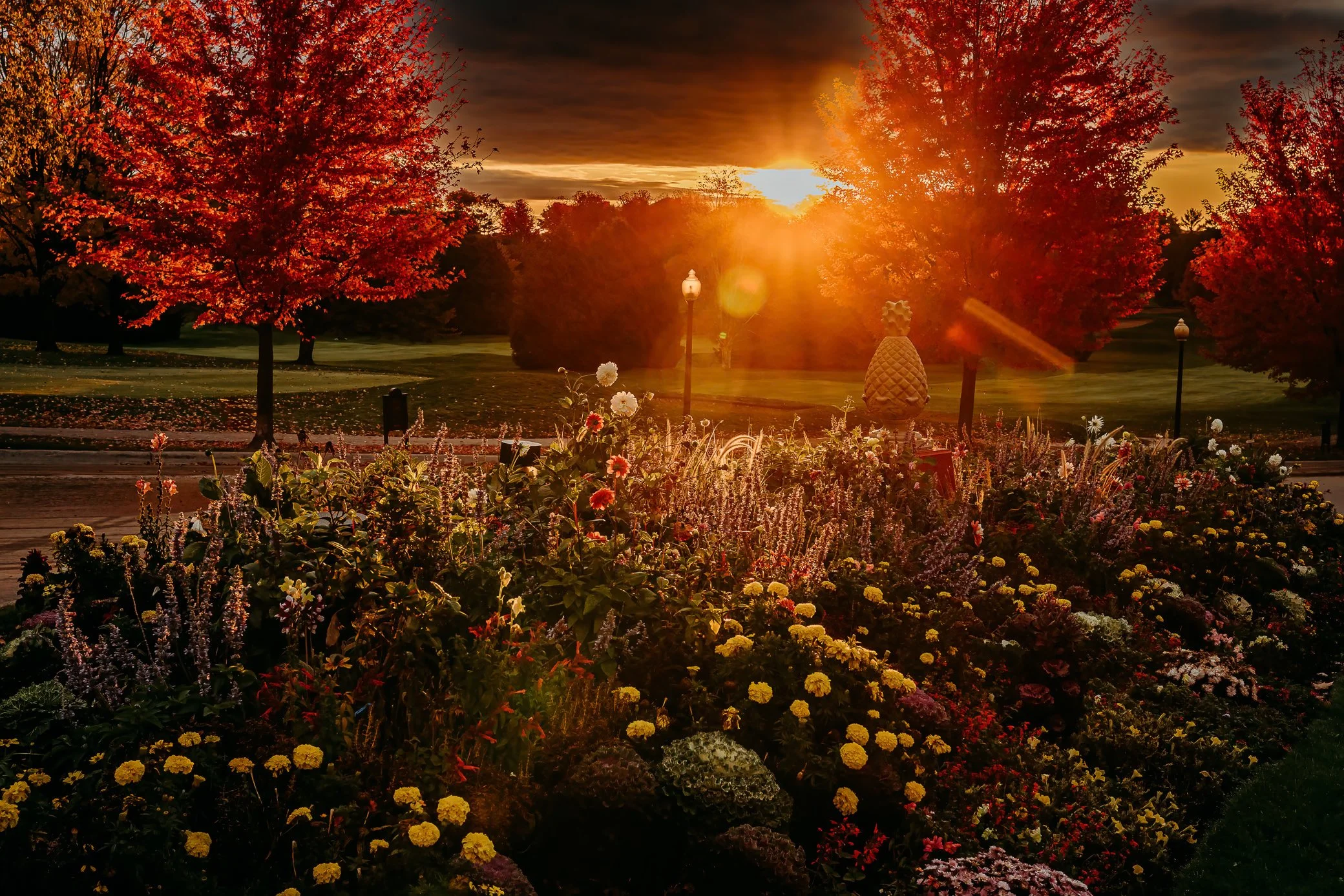 Autumn Sunrise at Mackinac Island's Grand Hotel — Trillium & Pine ...