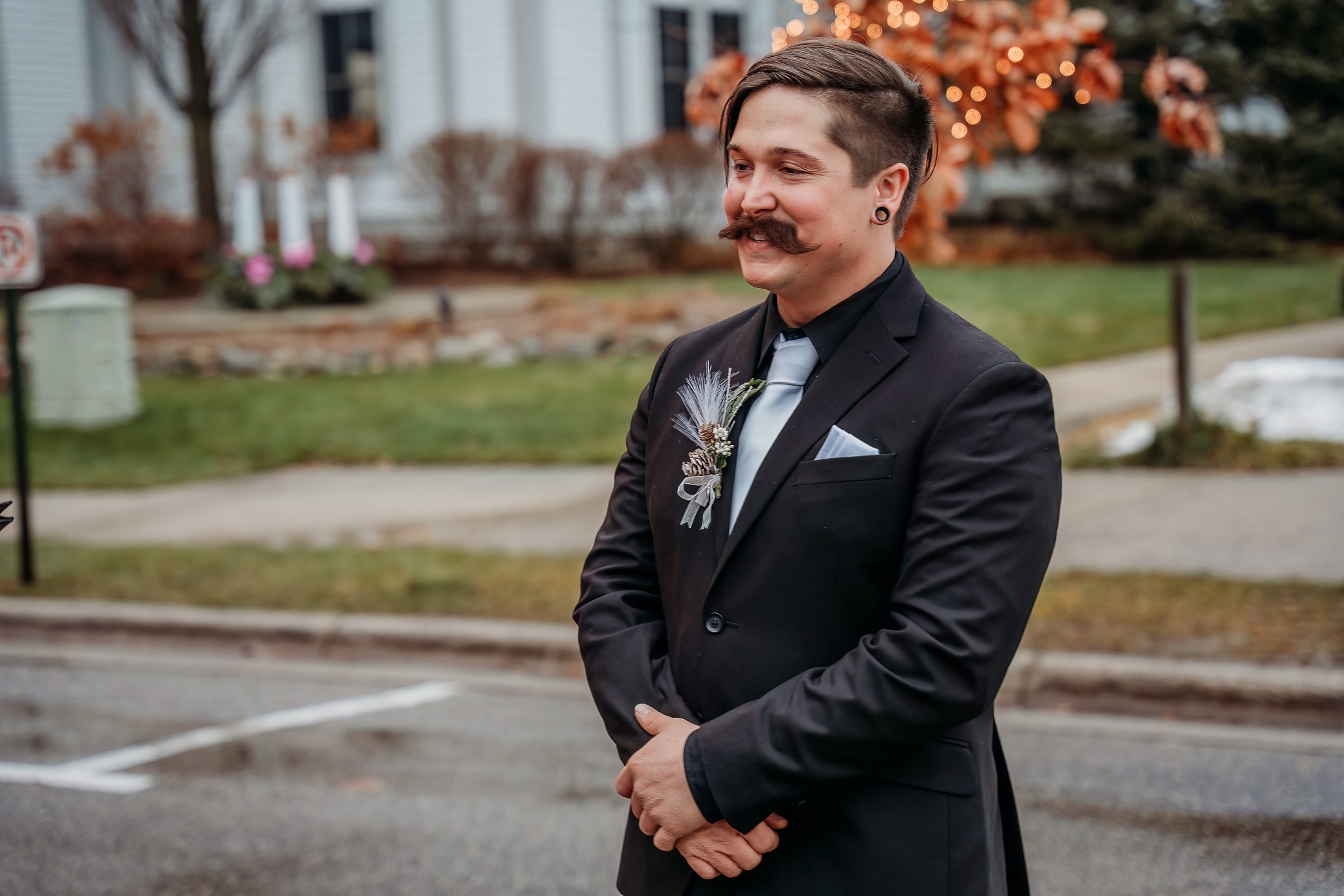 Paula + Randall | Harbor Springs Christmas Tree Elopement — Trillium ...