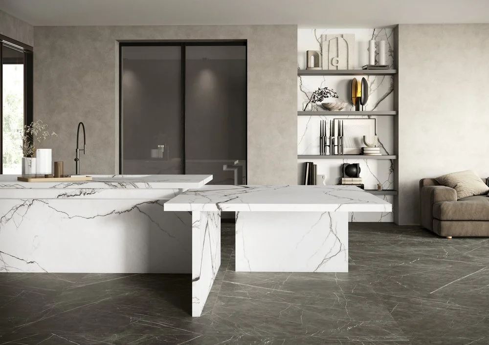 Marble Breach Italian Porcelain | Premium Marble-Look | Large Format ...