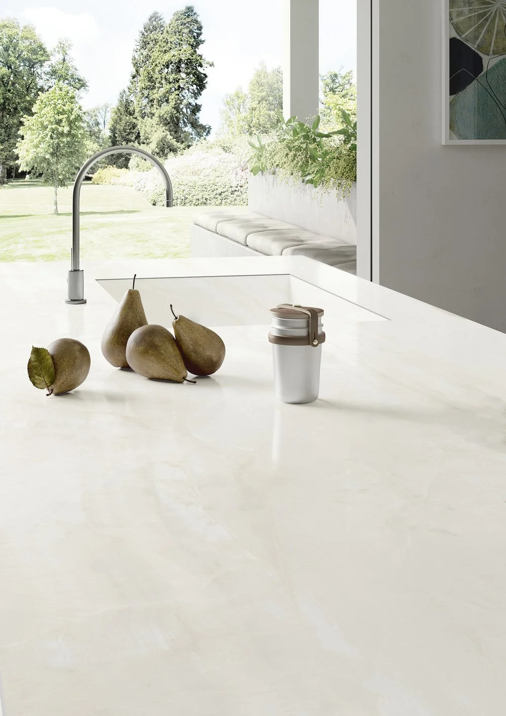 Bright Onyx Italian Porcelain | Premium Onyx-Look | Large Format Luxury ...