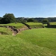 Caerleon Wales Roman Amphitheatre — Gladiators v Lions