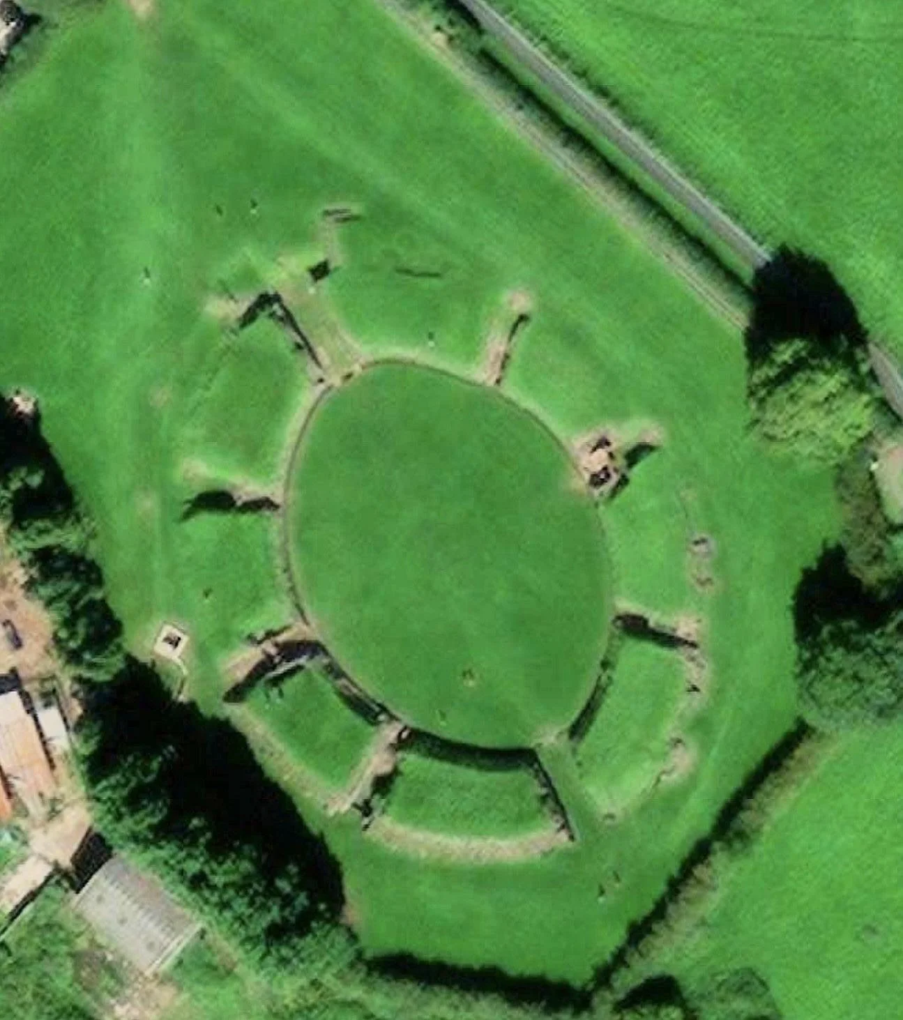 Caerleon Wales Roman Amphitheatre — Gladiators v Lions