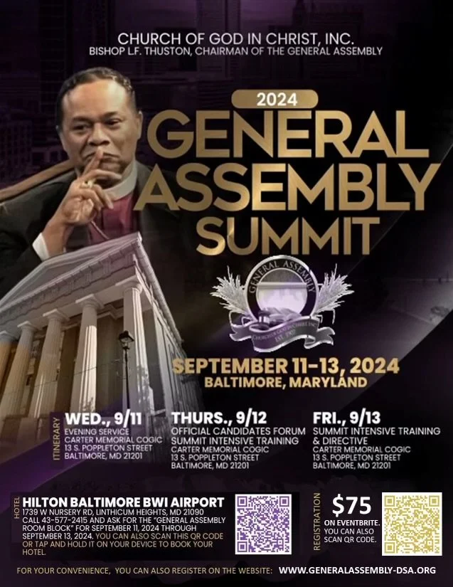 COGIC Calendar 2024 — COGIC General Assembly
