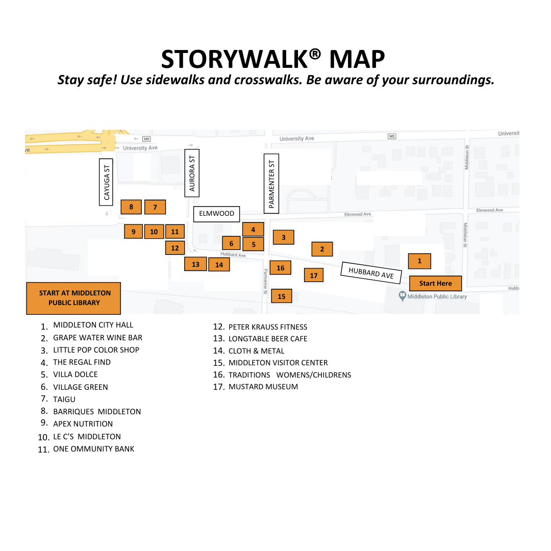 Fall StoryWalk® — Downtown Middleton — Downtown Middleton
