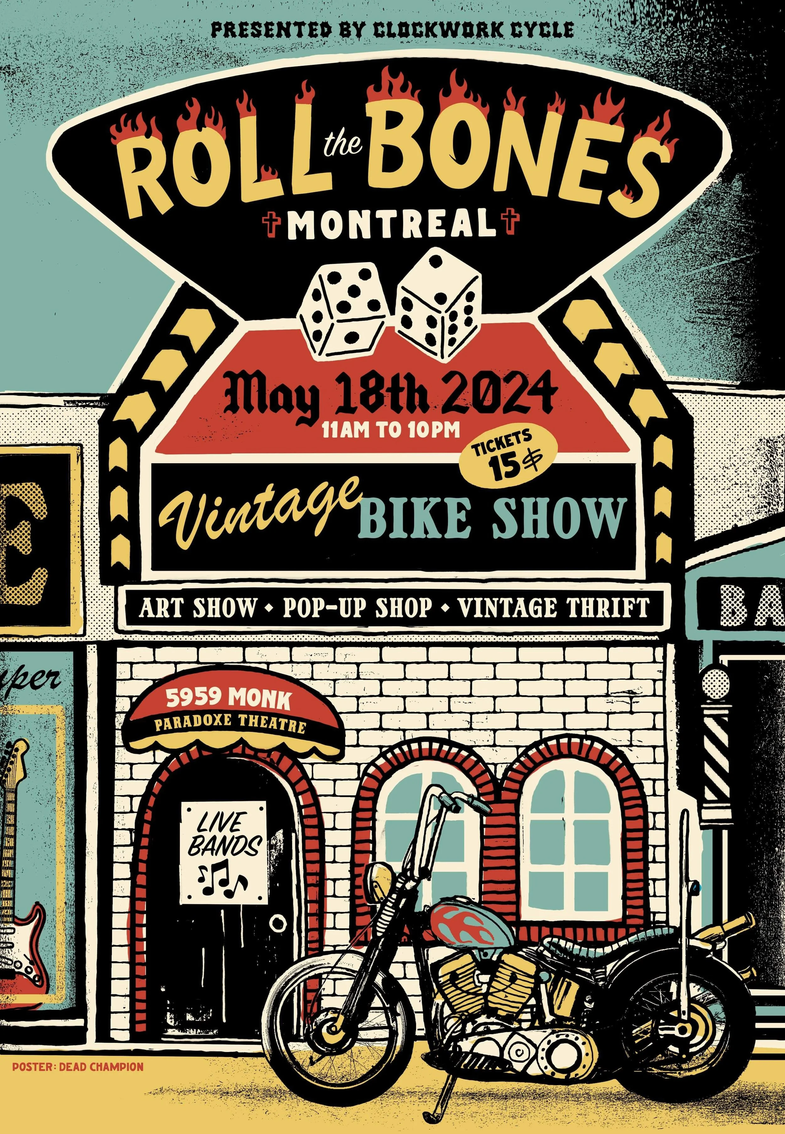 Roll The Bones Show — Clockwork Cycle