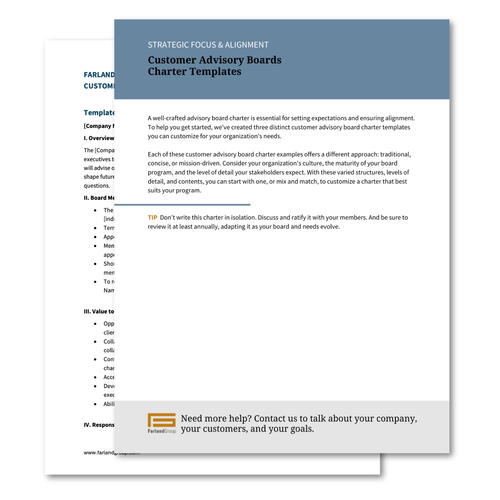 3 Customer Advisory Board Charter Templates [Free PDF Download ...