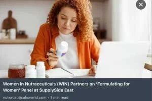 News — Women in Nutraceuticals