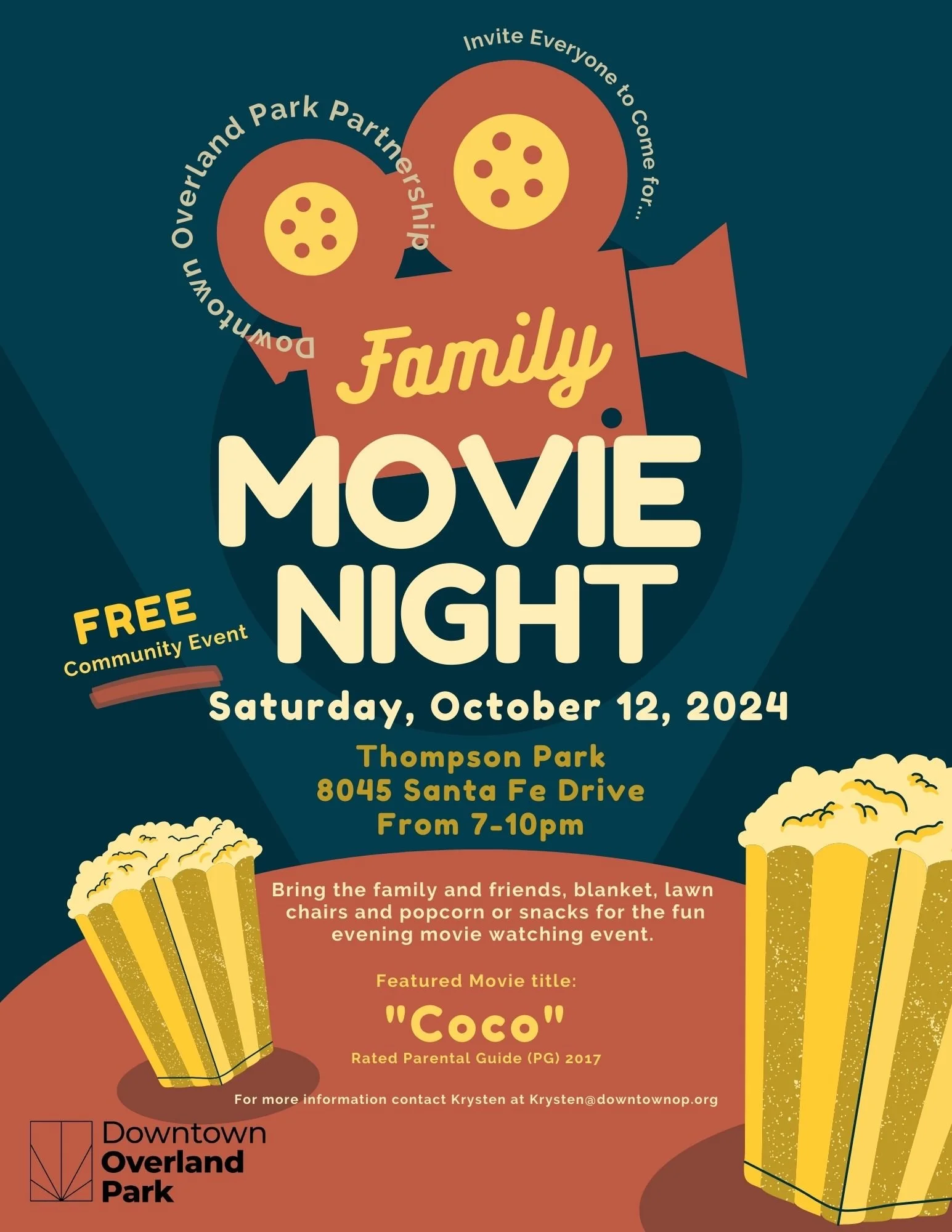 Family Movie Night Template Family Movie Night Image | Family Movie