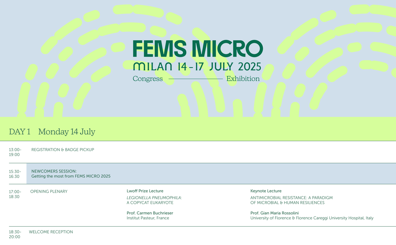 FEMS MICRO Milan 2025 | Programme