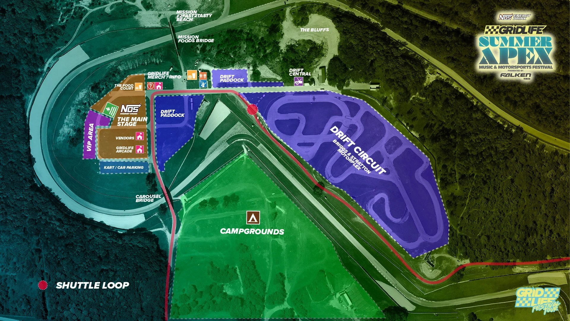 FESTIVAL MAPS — GRIDLIFE: SUMMER APEX