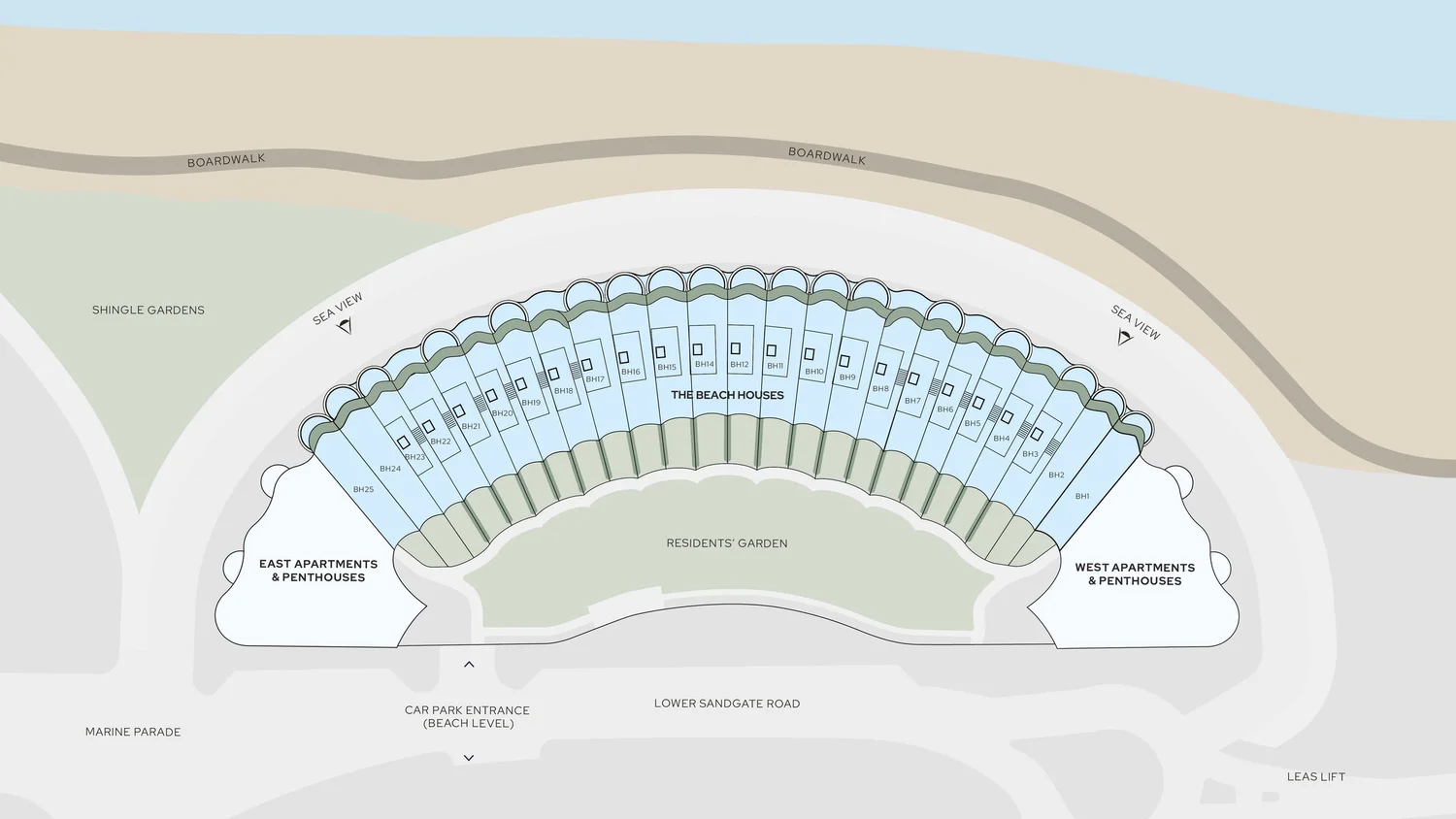 Shoreline Folkestone Ocean Living Apartments and Beach Homes