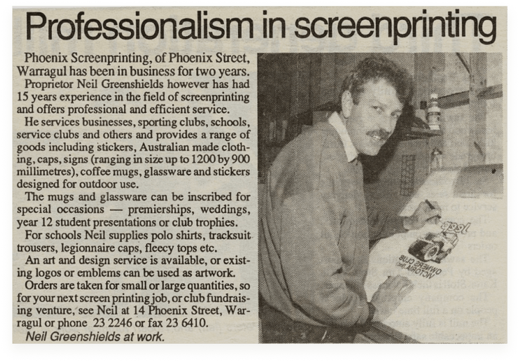 About Us — Phoenix Screenprinting