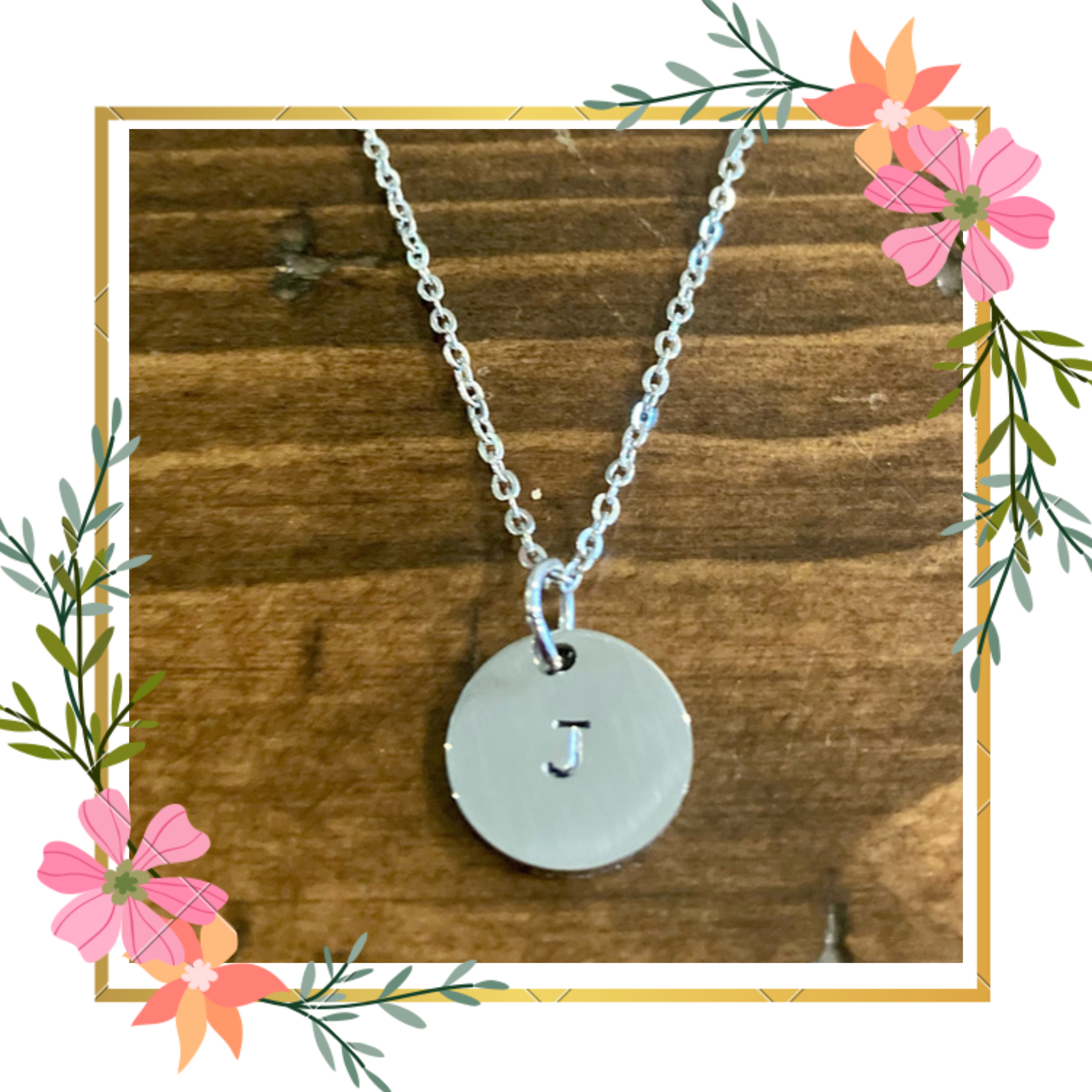Silver Circle Charm Necklace — The Soul Shine Studio