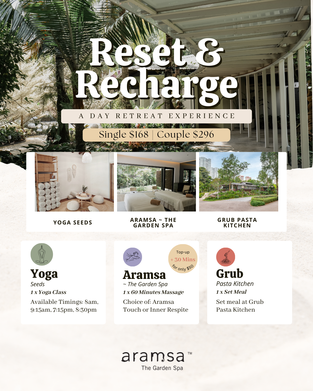 Promotions — Aramsa ~ The Garden Spa