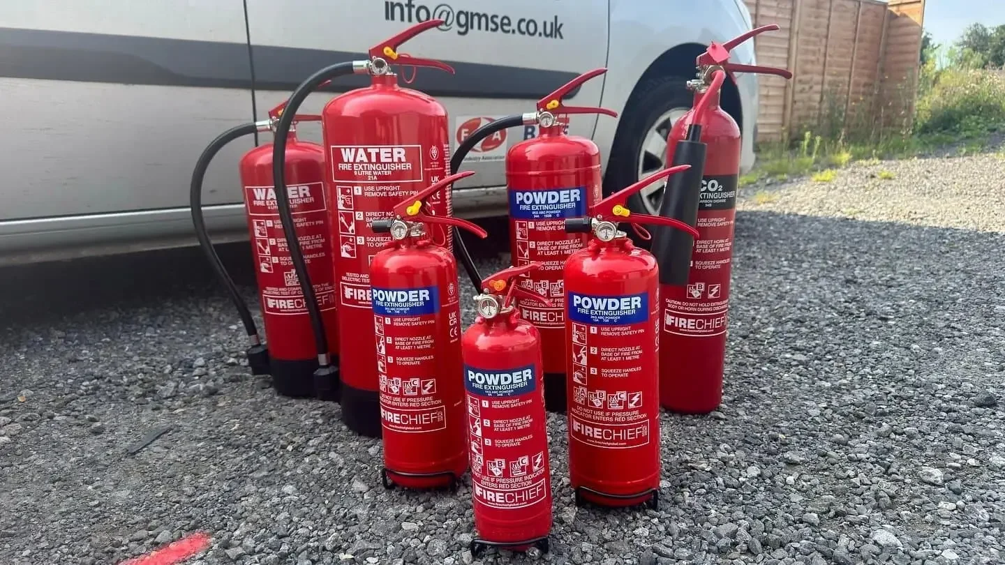 Types of Fire Extinguishers: UK Guide — GMSE Fire & Security