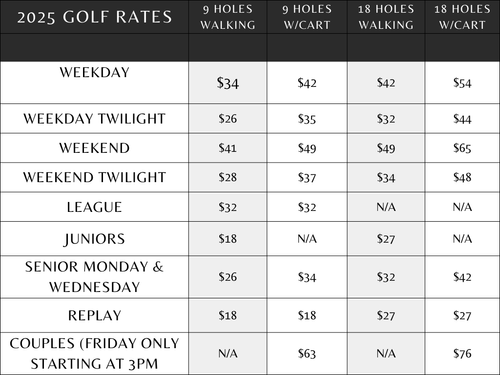 Golf Rates & Green Fees | River Falls Golf Club | Affordable Wisconsin ...