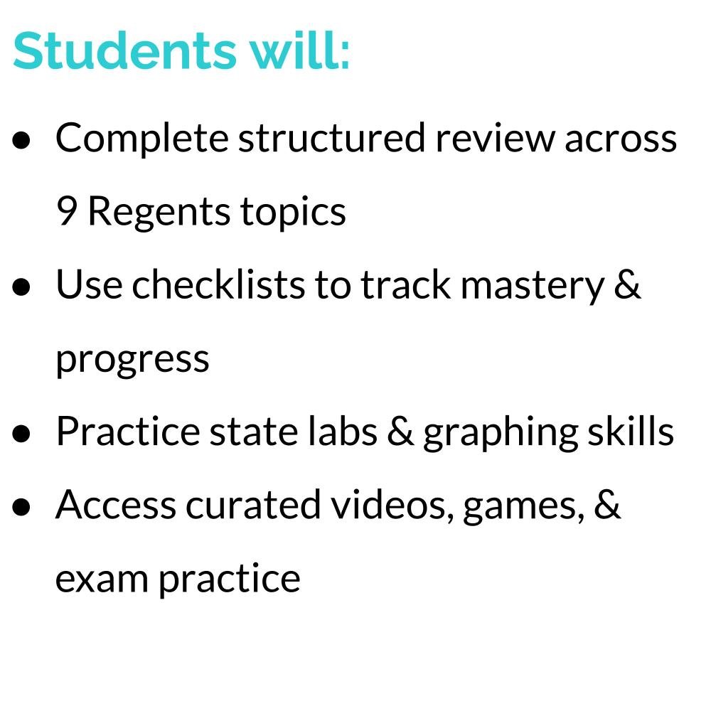 NYS Living Environment Regents Review System: Student Study Guide ...