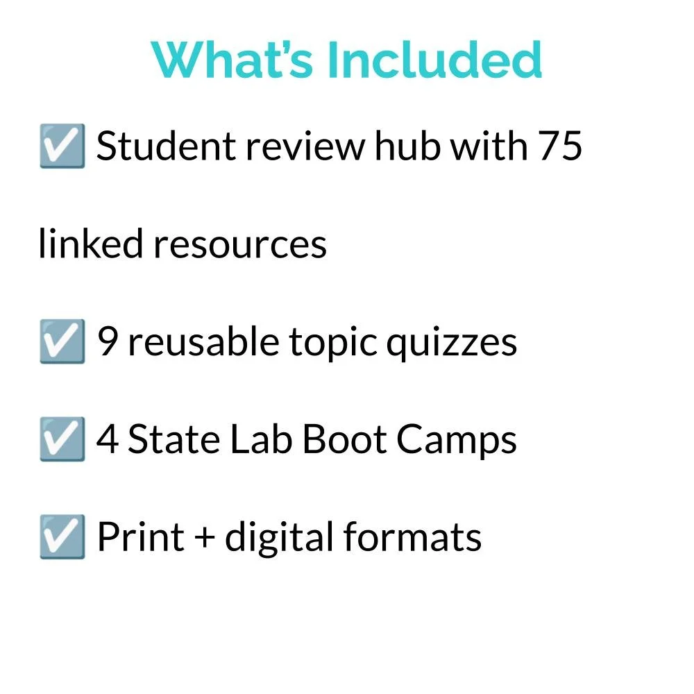 NYS Living Environment Regents Review Bundle: 9 Quizzes + Complete ...