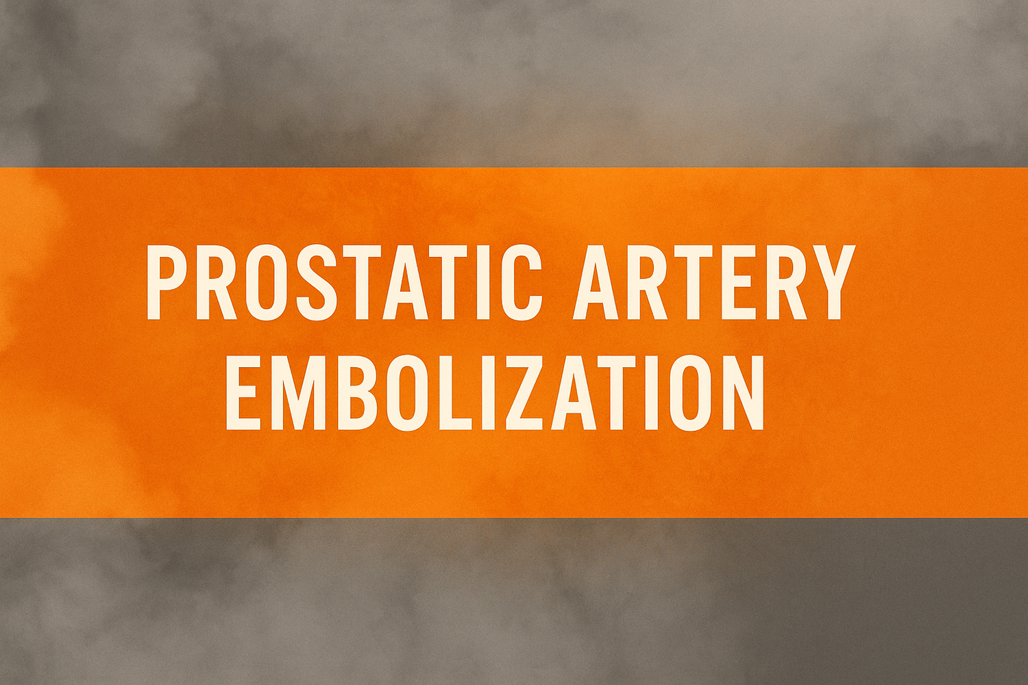 Prostatic Artery Embolization (PAE) in Knoxville, TN