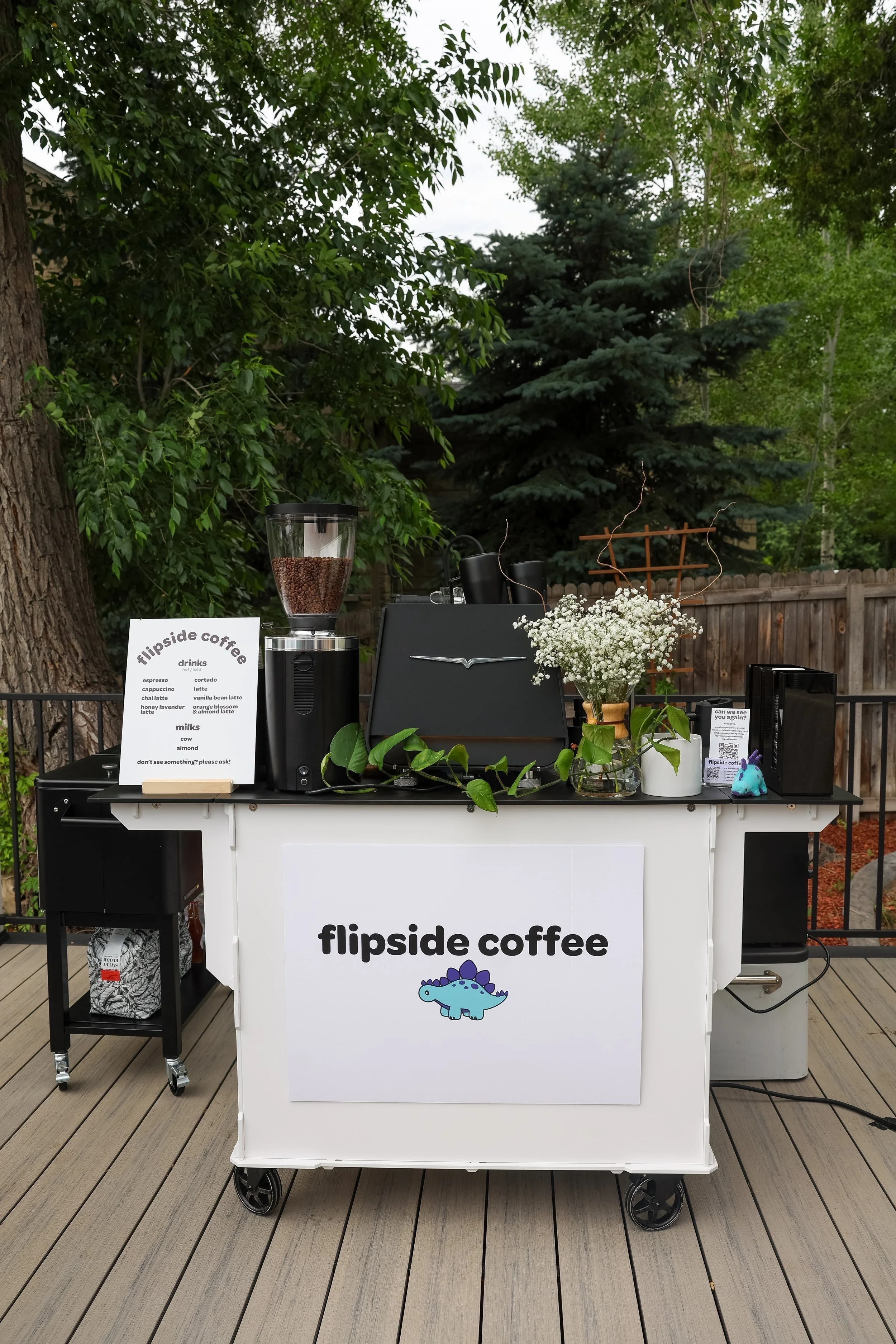 flipside coffee cart | craft coffee catering from Denver, Colorado