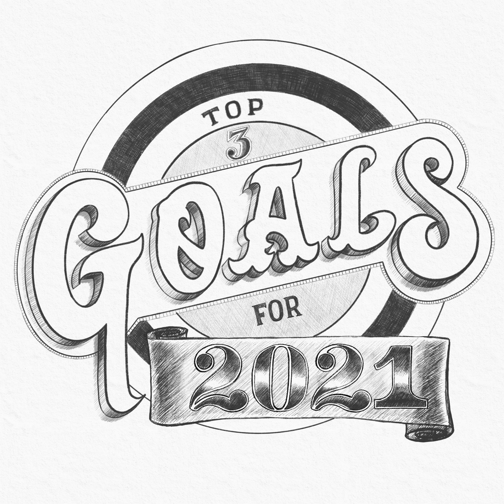 Lettering : Setting Goals With Intention — Stacey Scribbling