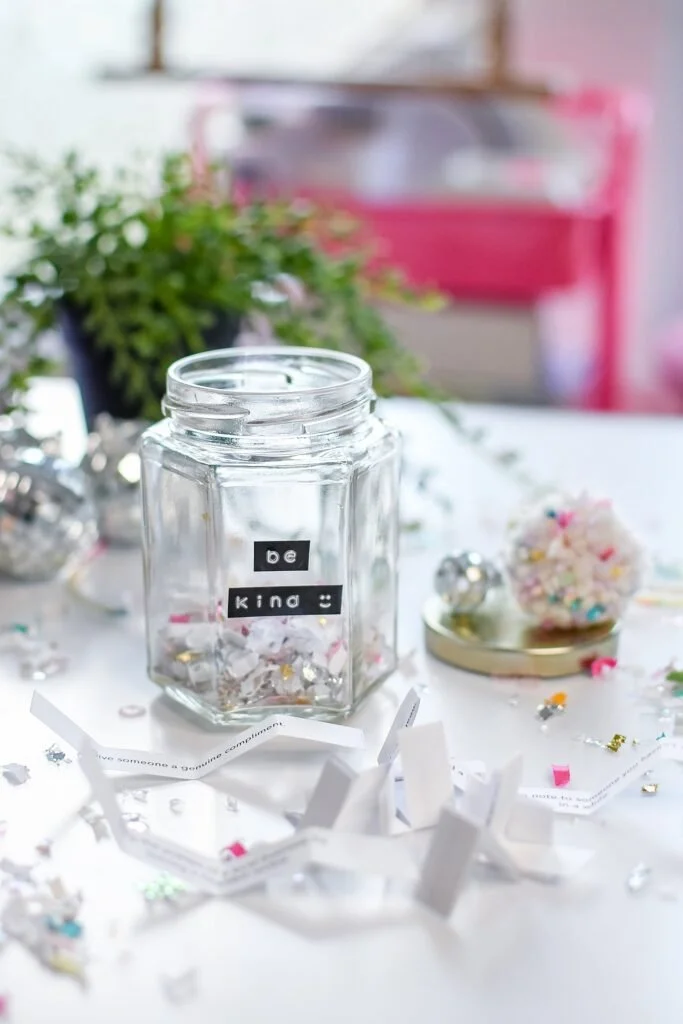 DIY Kindness Jar {w/ Free Printable} — The Confetti Bar