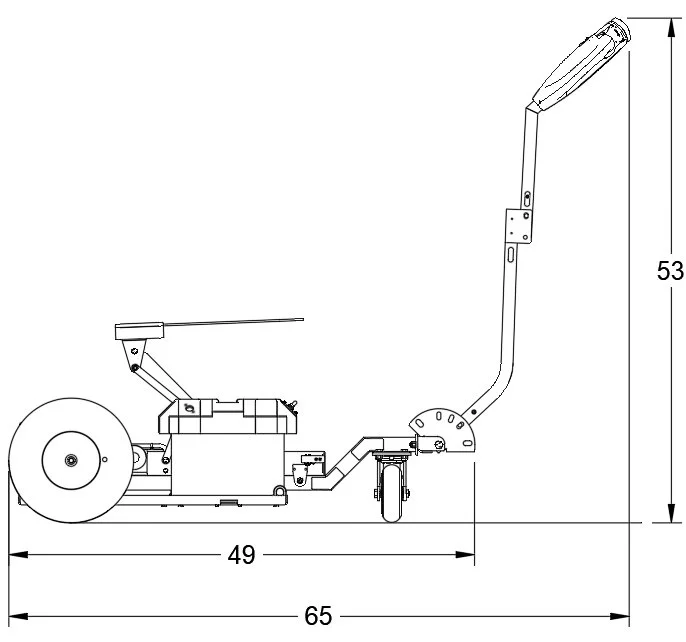 Robbie Tug R22, R44, R66 Helicopter Tow Cart Specifications