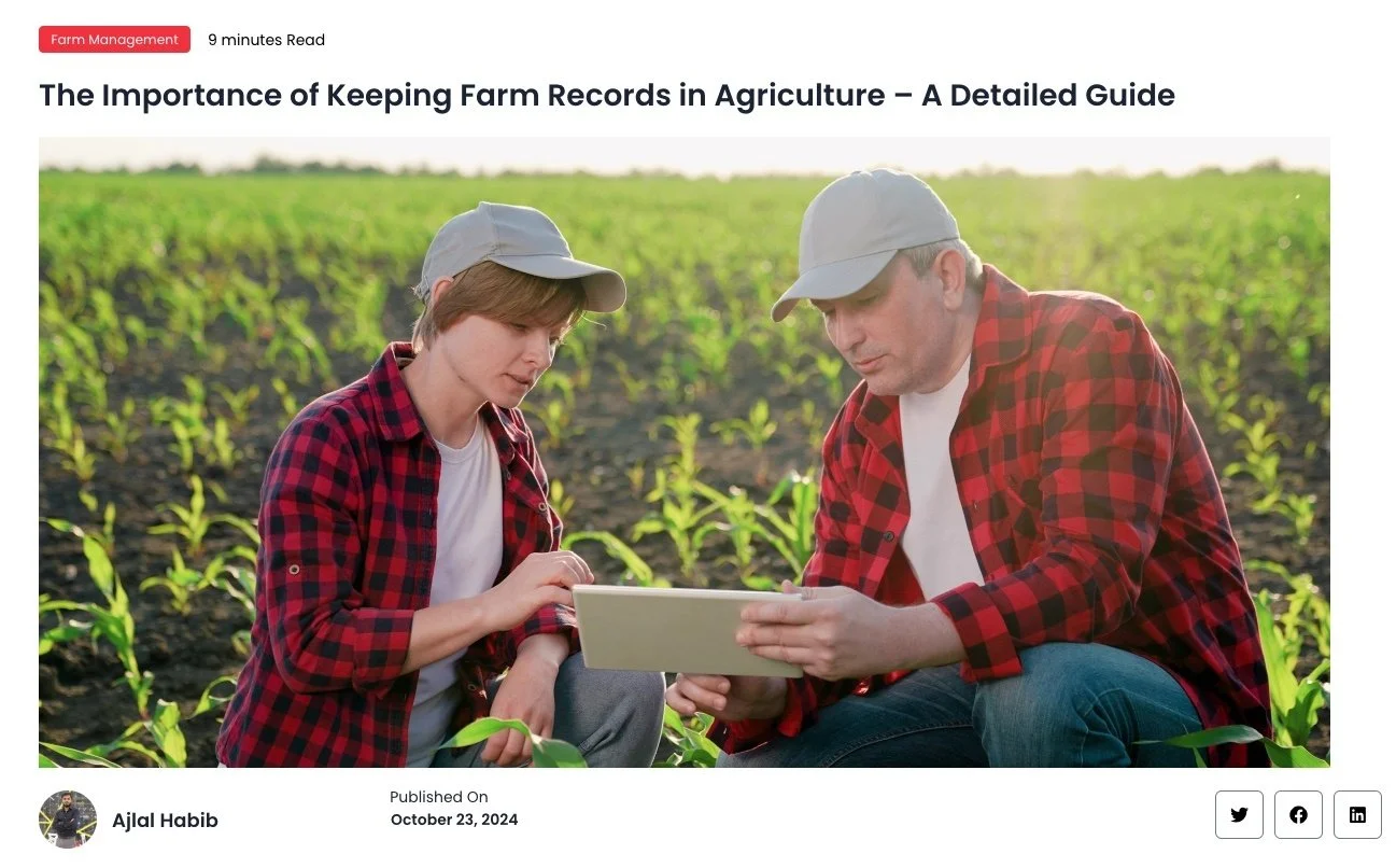 The importance of keeping farm records in Agriculture — Malawi Value Chains