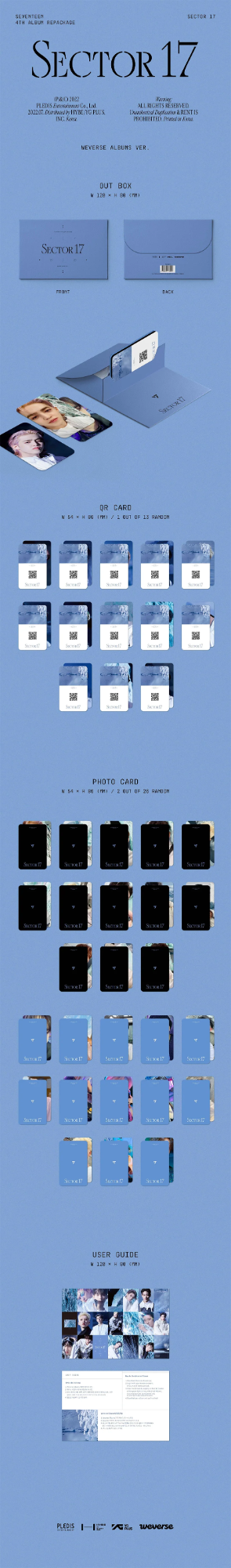 SEVENTEEN - SECTOR 17 4th Album Repackage (Weverse Albums Ver.) — FINAKPOP