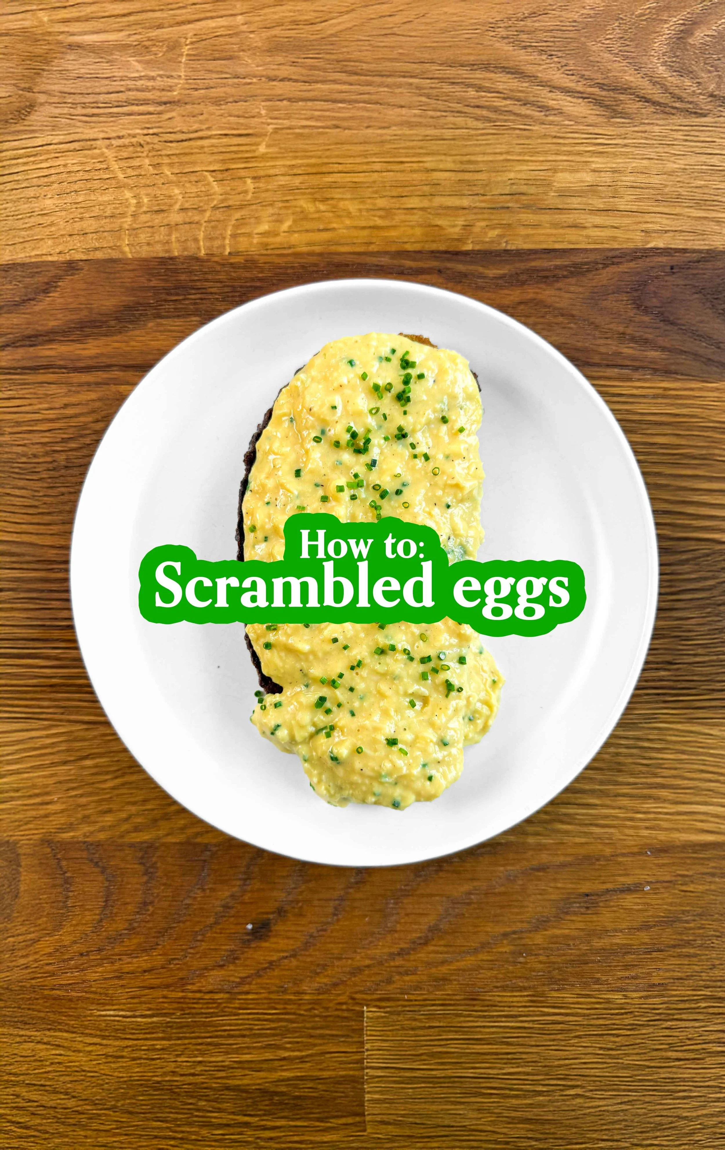How to make scrambled egg — MATTHEW RYLE