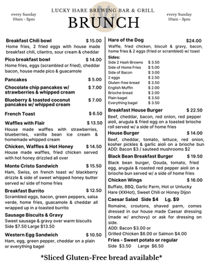 Lucky Hare Brewing Bar and Grill — Lucky Hare Brewing Company