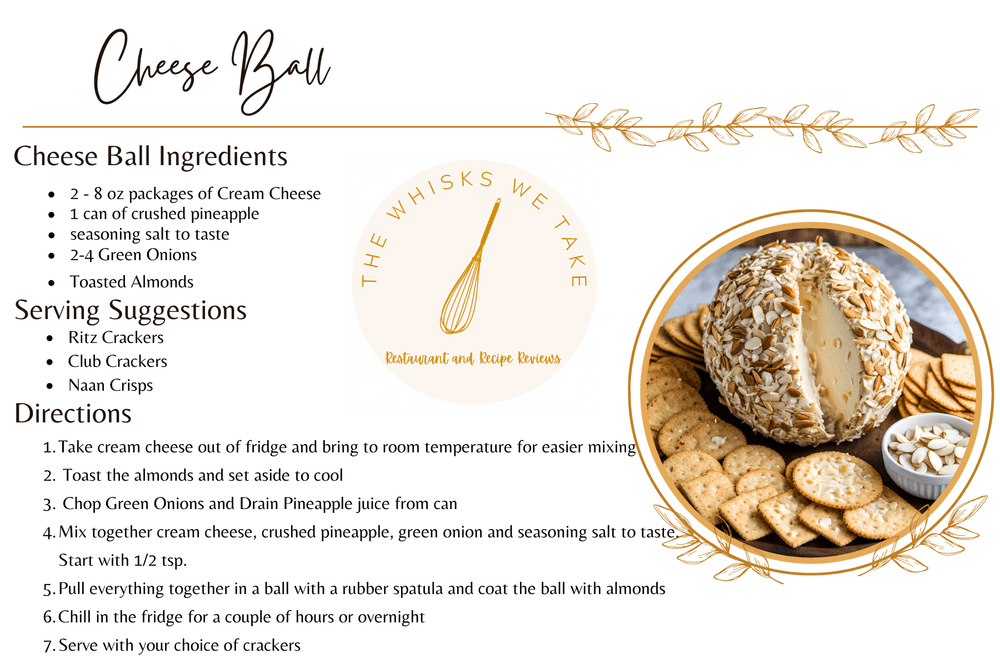 Cheese Ball with Pineapple — The Whisks We Take