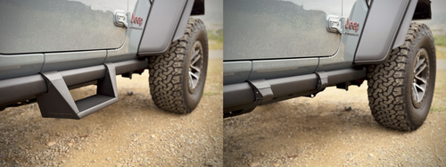 Jeep Wrangler | Gladiator | Steps For Factory Rock Slider Rails ...