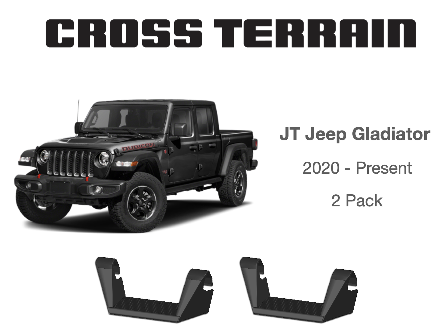 Jeep Wrangler | Gladiator | Steps For Factory Rock Slider Rails ...