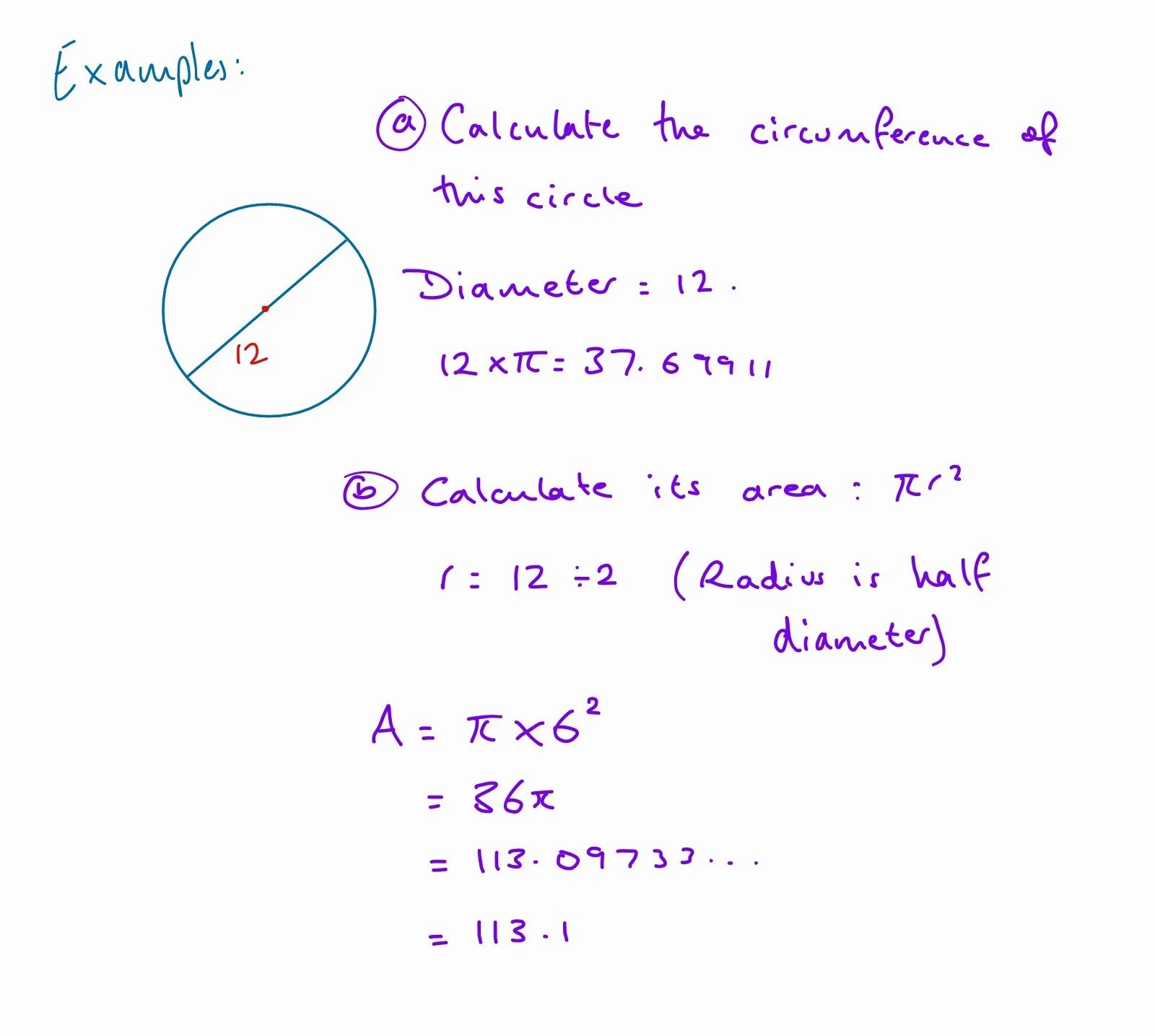Stop confusing radius and diameter: Circle geometry - easy as pie part ...